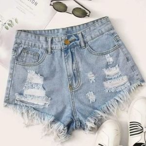 SHEIN | Shorts | Nwot Shein Distressed Denim Cut Off Shorts | Poshmark